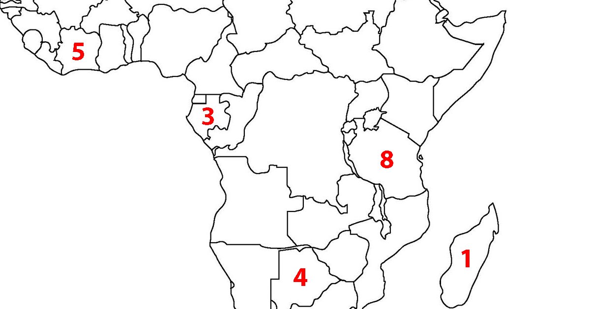 Africa: Even-country Borders Quiz - By goc3