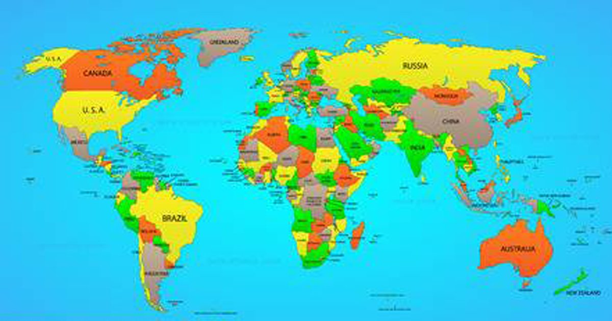 Countries 10-to-1 Sorting Gallery Quiz