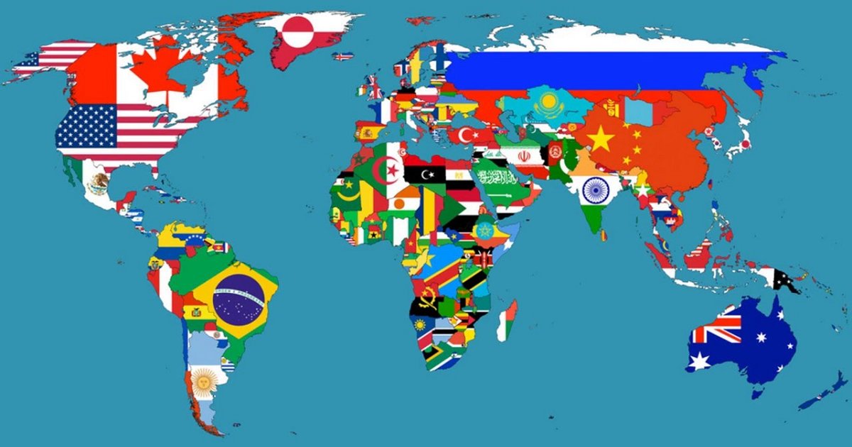 Hide (Almost) 40 World Flags V Quiz