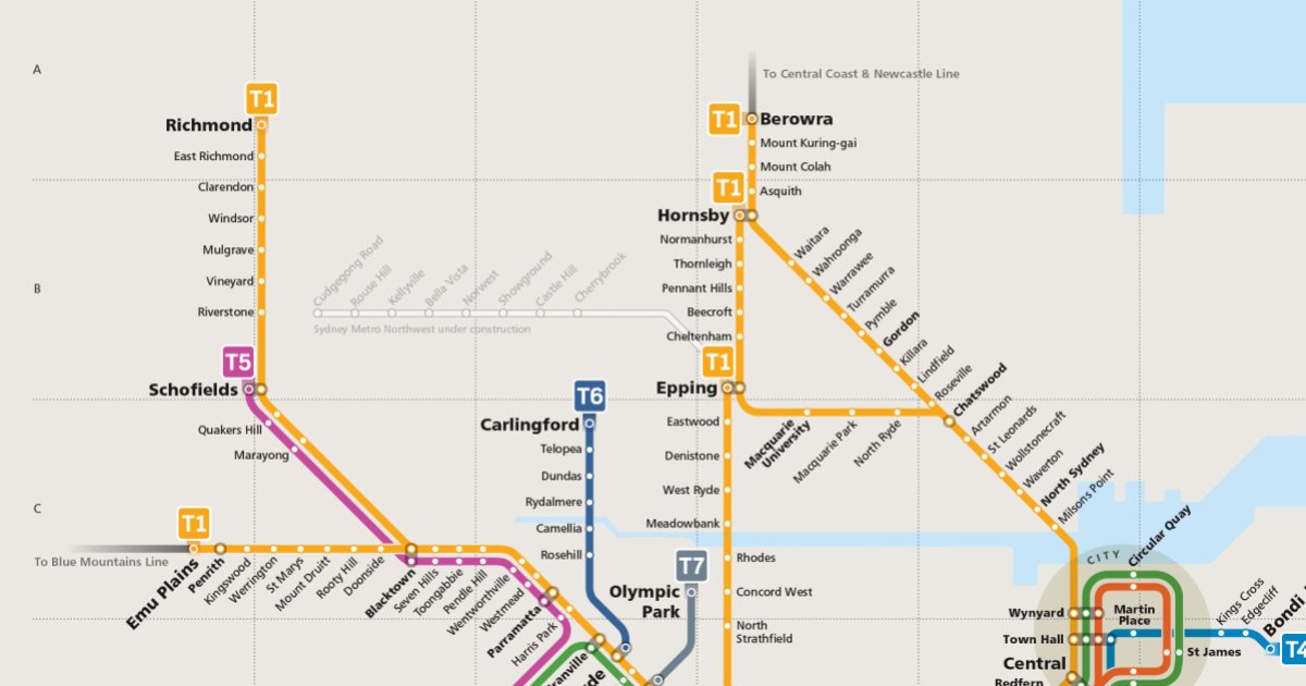 Sydney Trains North Shore Line. Quiz - By vortex6900