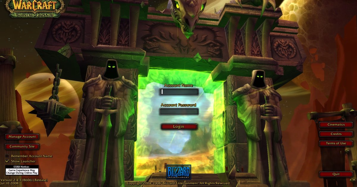 World of Warcraft Expansions by Login Screen Quiz - By Moai