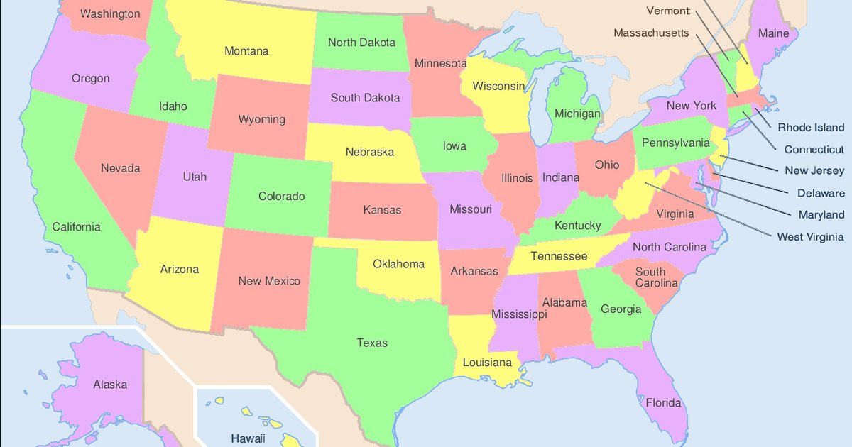 State Names: Word Play Sorting Gallery Quiz - By biggs364