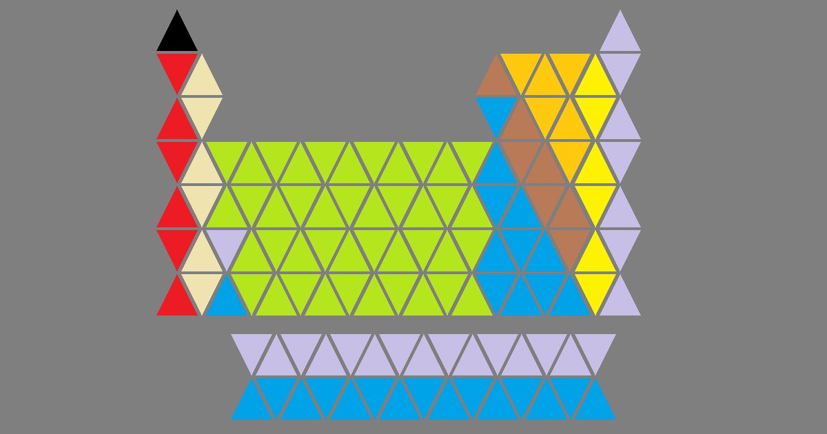 Letter Pyramid - Chemical Elements Quiz