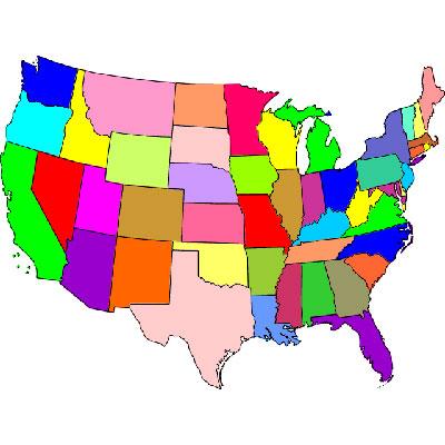8-Letter US States Quiz