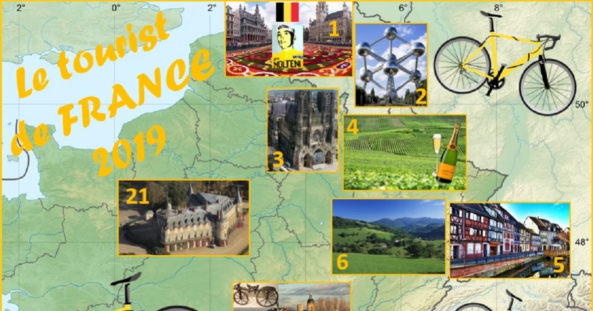 Le Tourist de France Map Quiz - By pecheneg