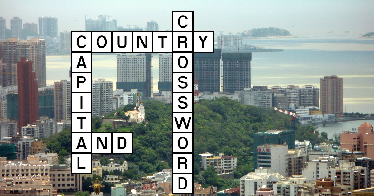 Countries and Capitals Crossword 004 Quiz - By Thryduulf
