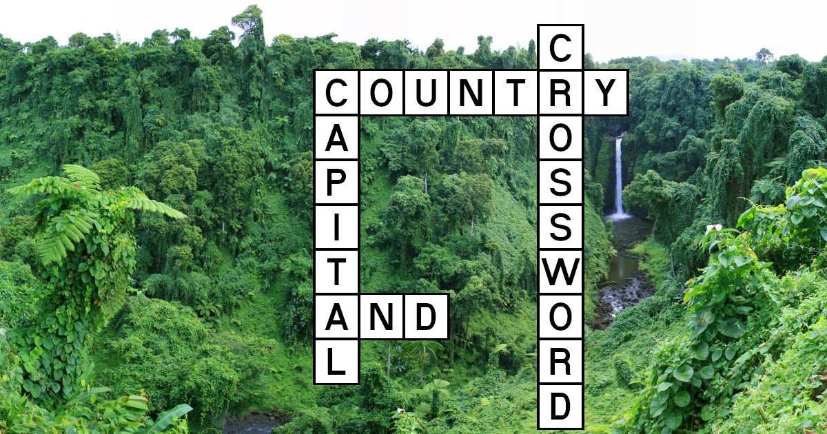 Countries and Capitals Crossword 021 Quiz - By Thryduulf