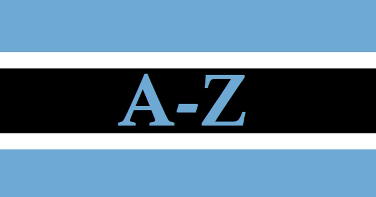 Botswana Letter Buddies Quiz - By mikenew