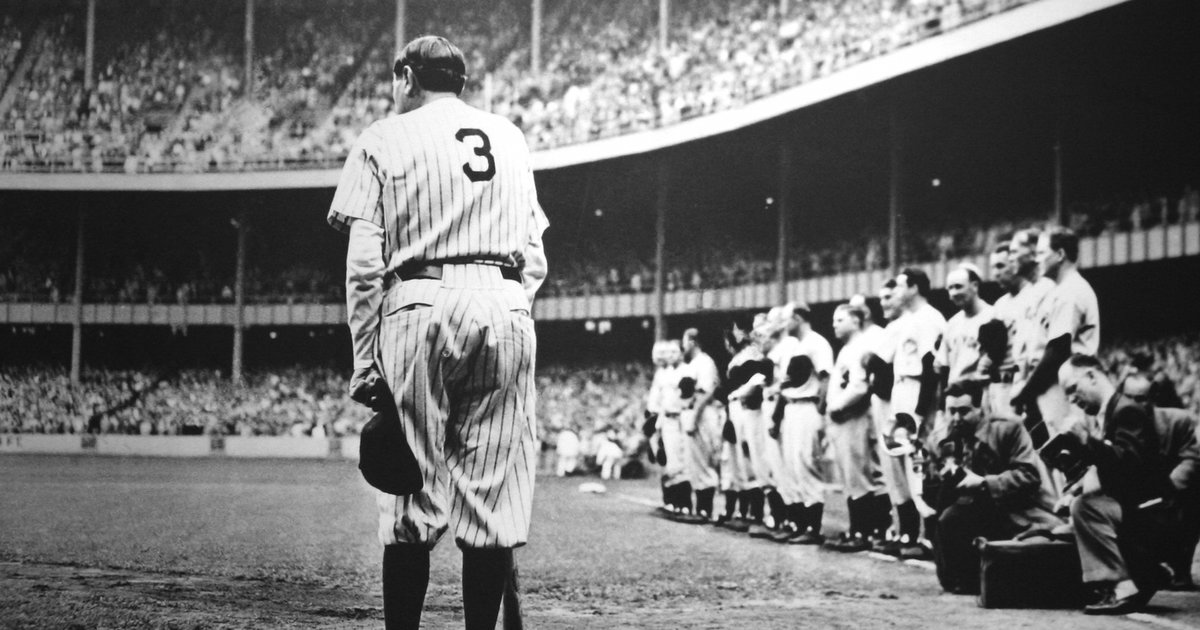 Babe Ruth's Farewell Speech Quiz - By jimpoz