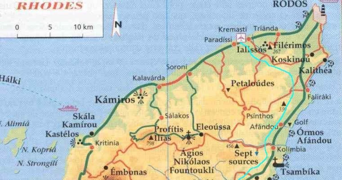 Rhodes: Towns and Villages Quiz - By tsouvasantonis