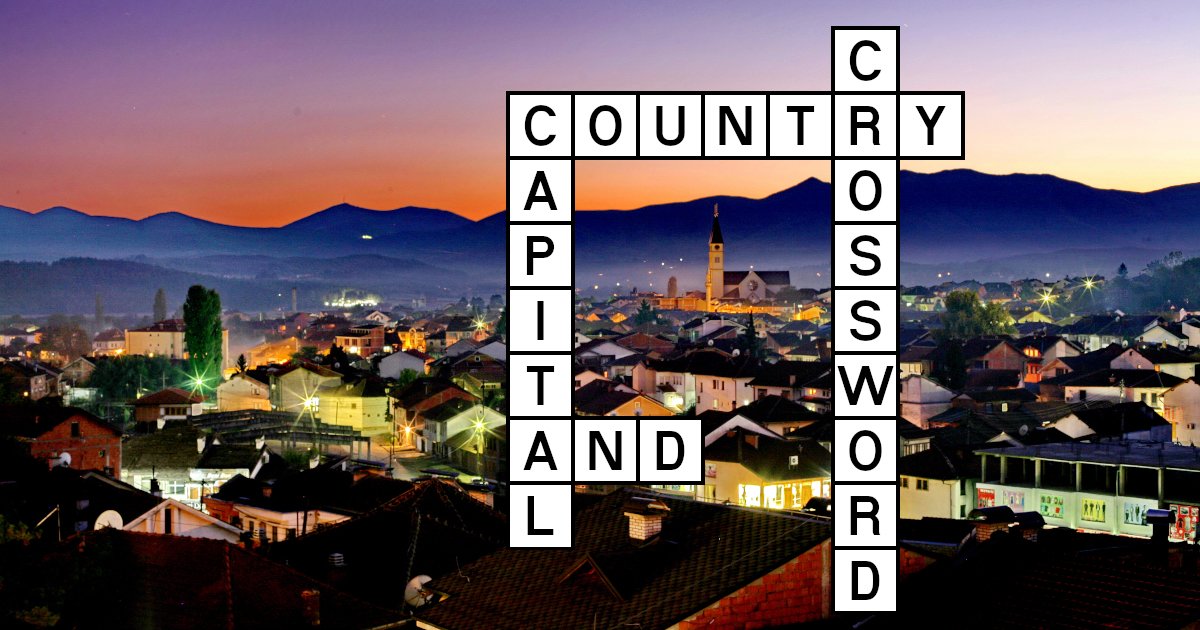 Countries and Capitals Crossword 063 Quiz - By Thryduulf
