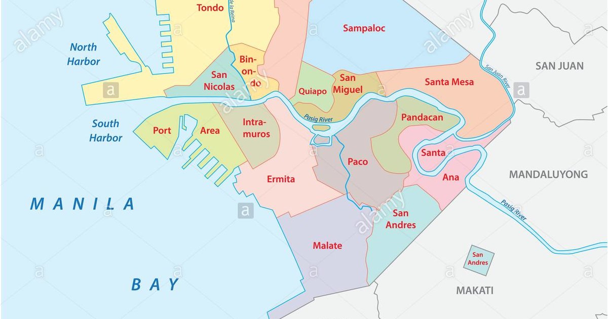 16 Administrative Divisions of Manila Quiz - By komiro29
