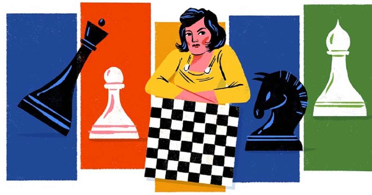 Chess Pieces on Google Doodle Quiz - By vrh28