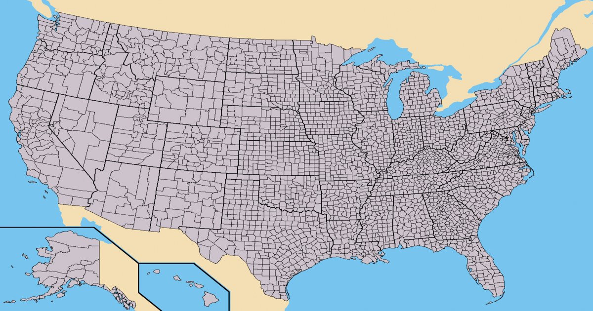 Higher or Lower: US State Counties Quiz - By gamelord2007