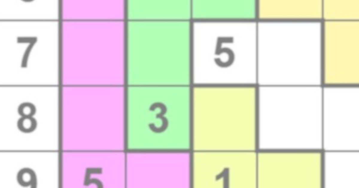 Tectonic Puzzle 12 - Medium Quiz - By lexmith