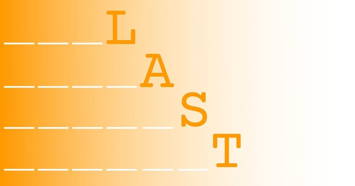 Last Letter Quiz - Y - By Last_Letter