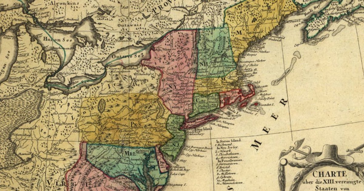 The Thirteen Colonies by Population Quiz