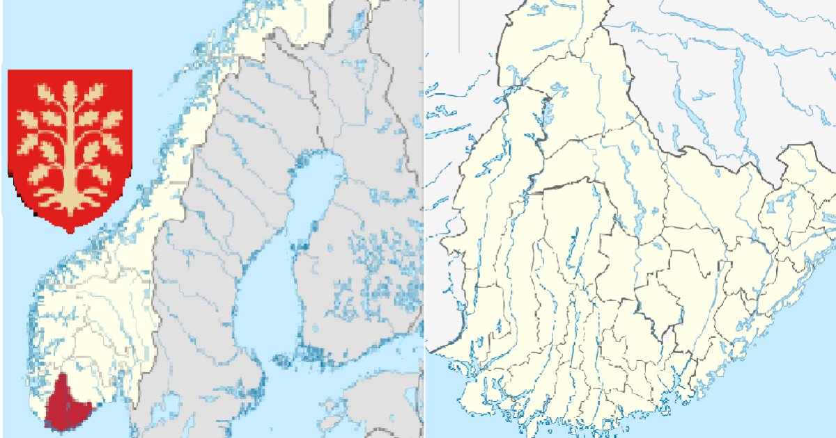 Municipalities of Agder County, Norway Map Quiz - By Spencer-Beberman
