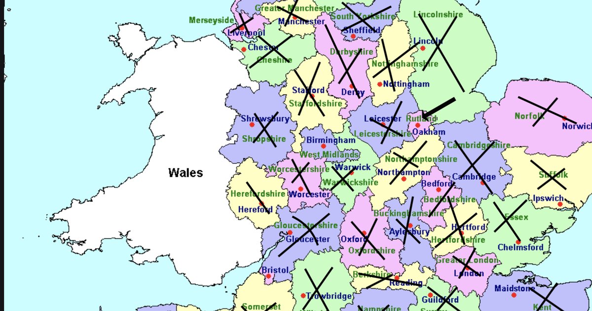 Name English Counties Quiz - By preacher2