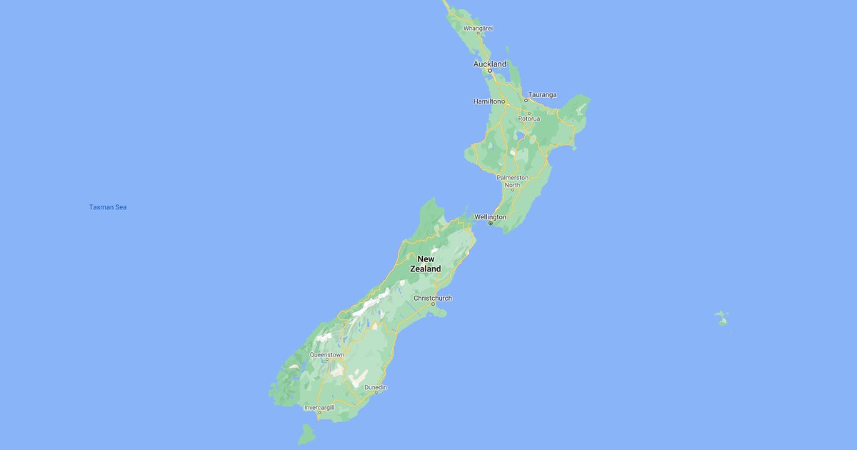 Google Maps Snippets: New Zealand Regions Quiz - By joeydeka
