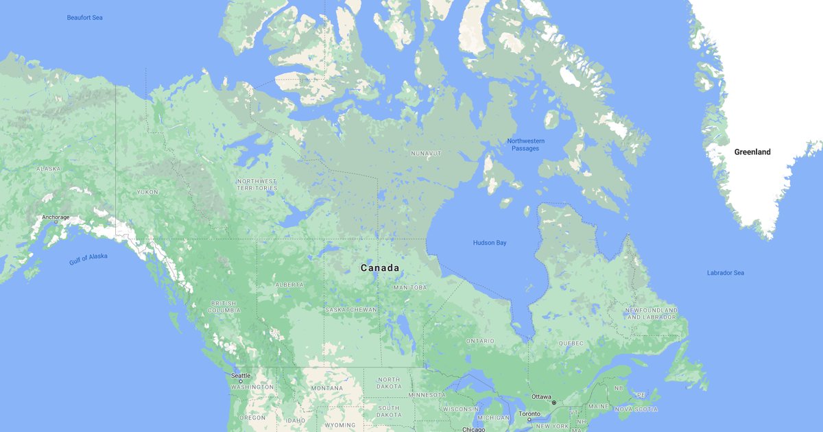 Google Maps Snippets: Canadian Provinces II Quiz - By joeydeka