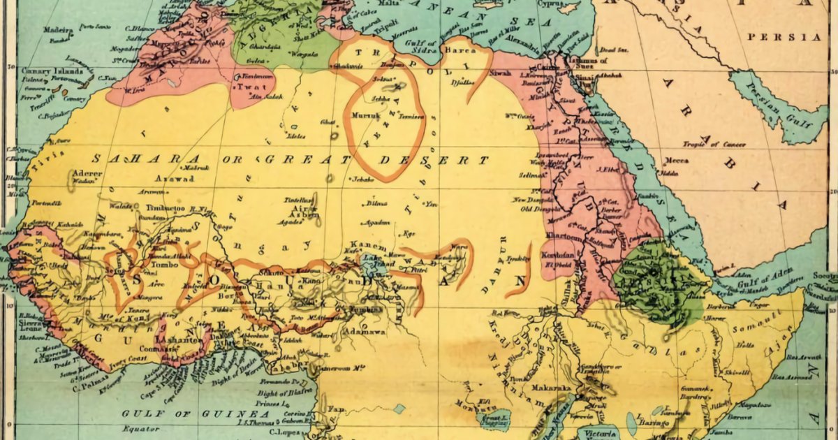Countries of Africa: 1880 Map Quiz - By natejb2003