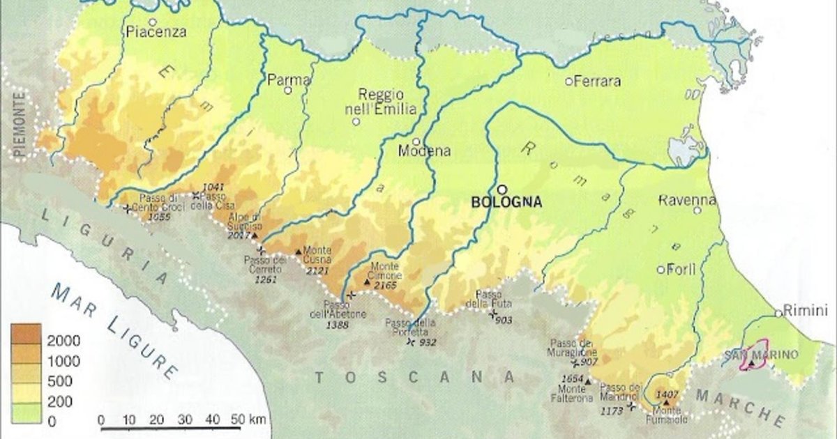 Emilia-Romagna Physical Geography Quiz - By mucciniale
