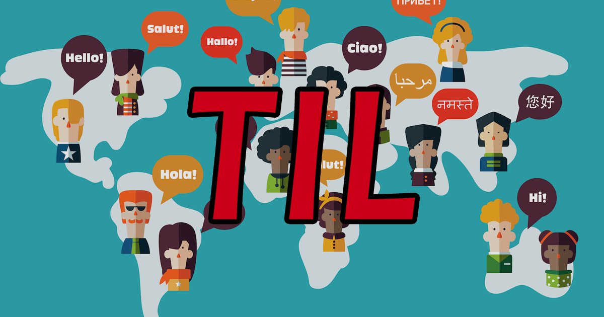 Today I Learned: Language Quiz