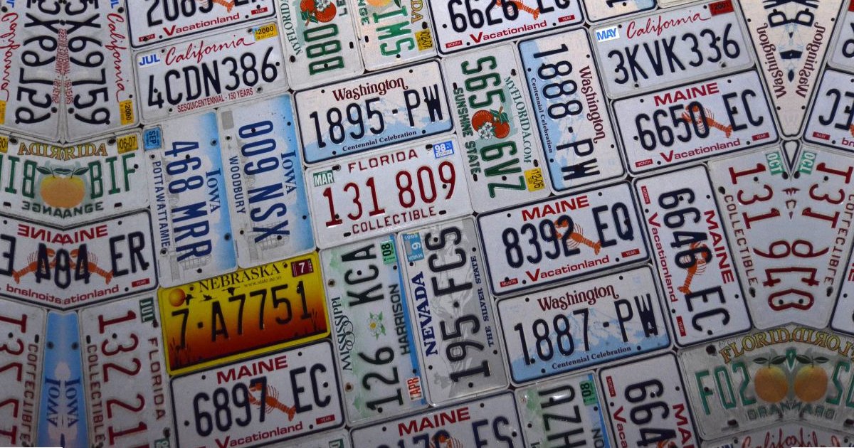 US States by Blurred License Plate Quiz - By MMG_
