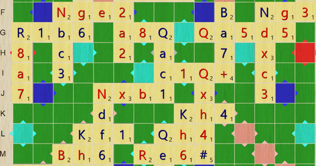 English Scrabble-legal chess variants Quiz - By raman22feb1988