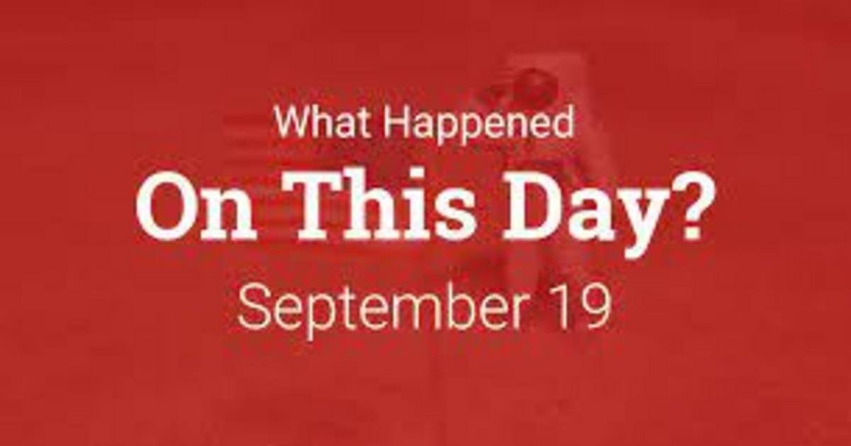 On This Day: September 19th by Category Quiz - By jimbaz