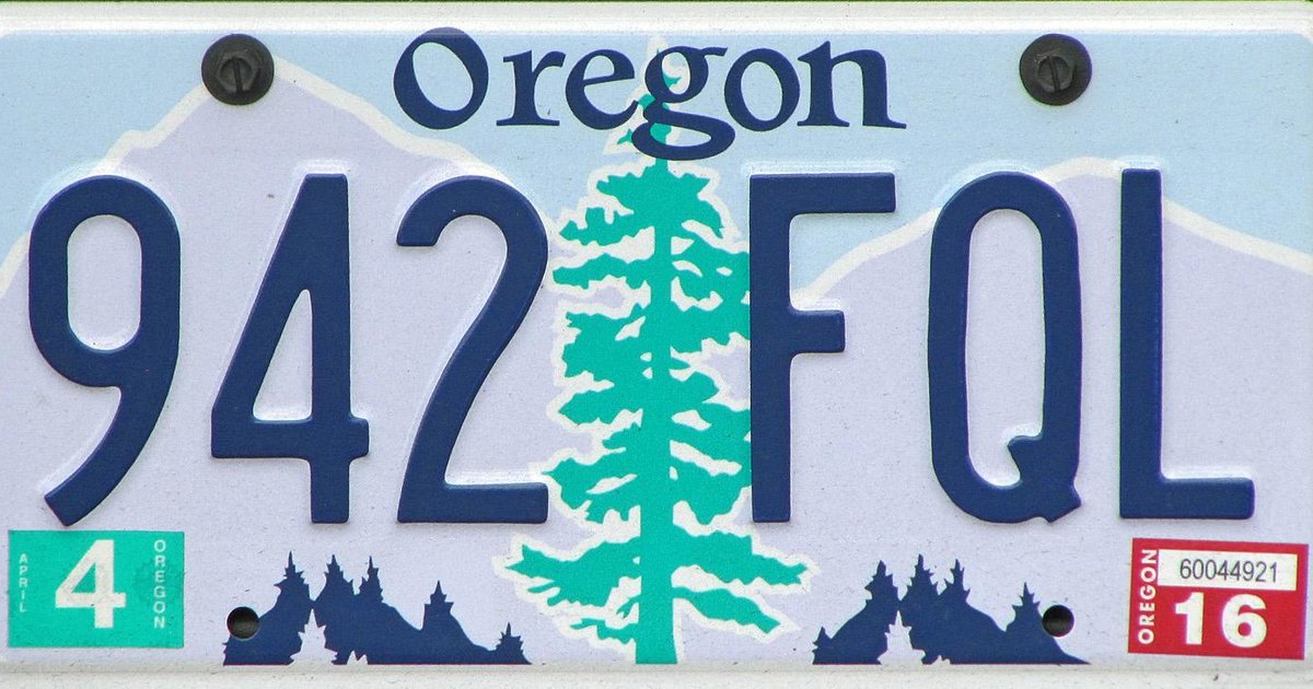 Oregon License Plates Quiz - By arelom