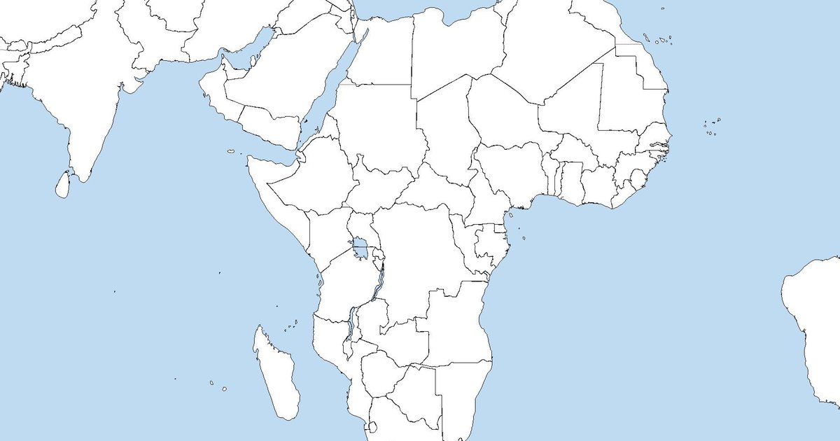 Backwards Africa! Map Quiz - By utrasel