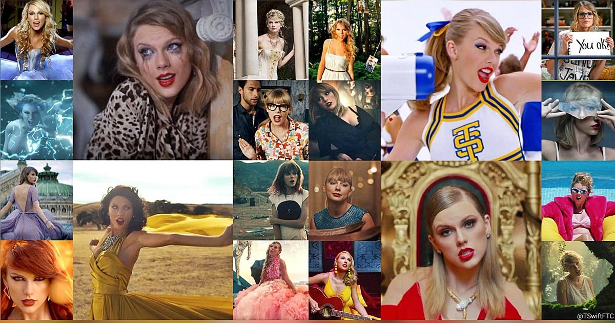 Match the Taylor Swift Video Description to the Song Quiz - By ...