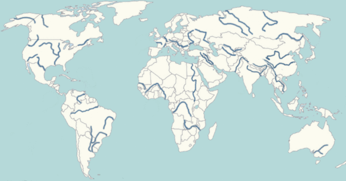 Quick Pick: Rivers, Even Letters Quiz - By MiamiHeatBaby