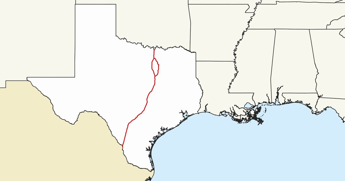 Texas Cities on I-35 Map Quiz - By Horkak