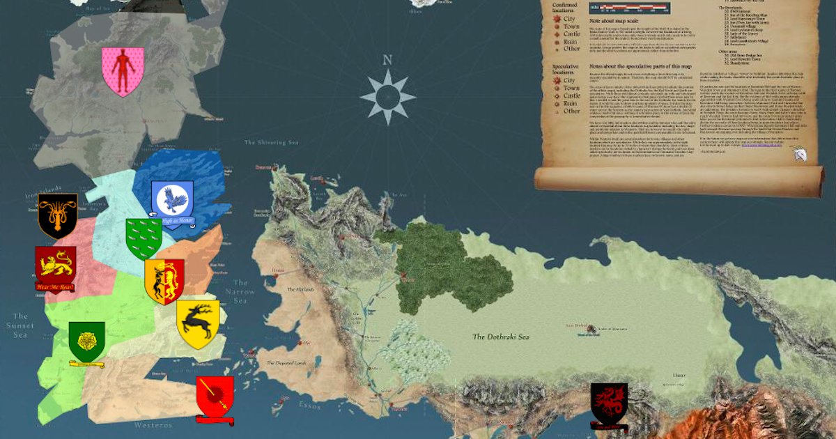 ASOIAF: Character Journey Maps Quiz - By cabruce1