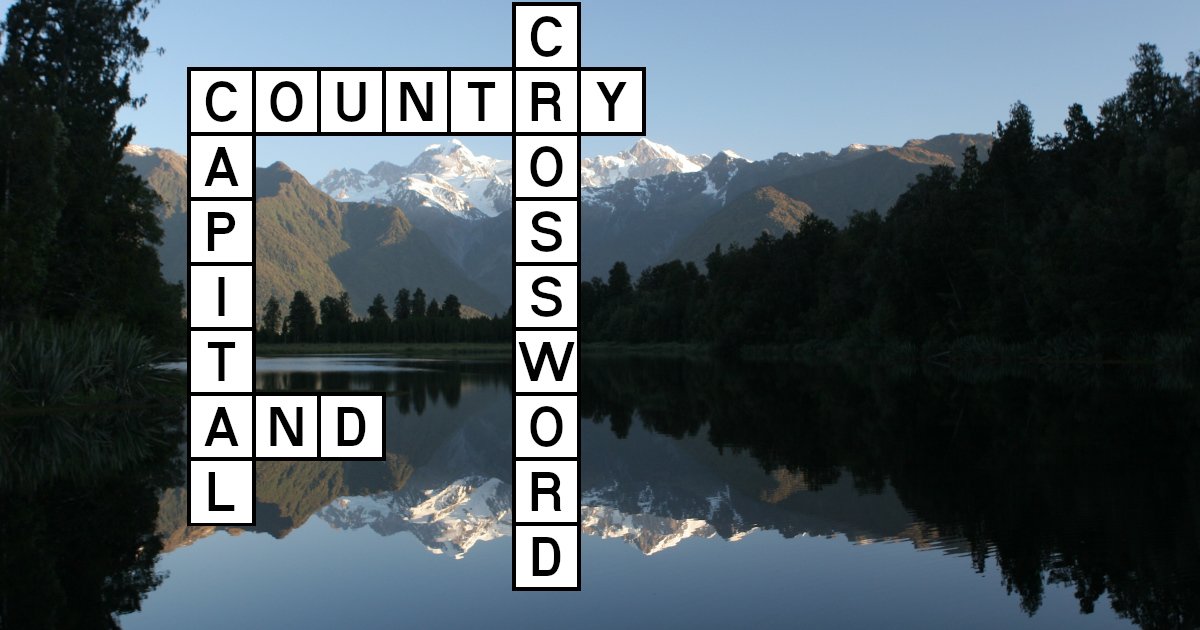 Countries and Capitals Crossword 075 Quiz - By Thryduulf