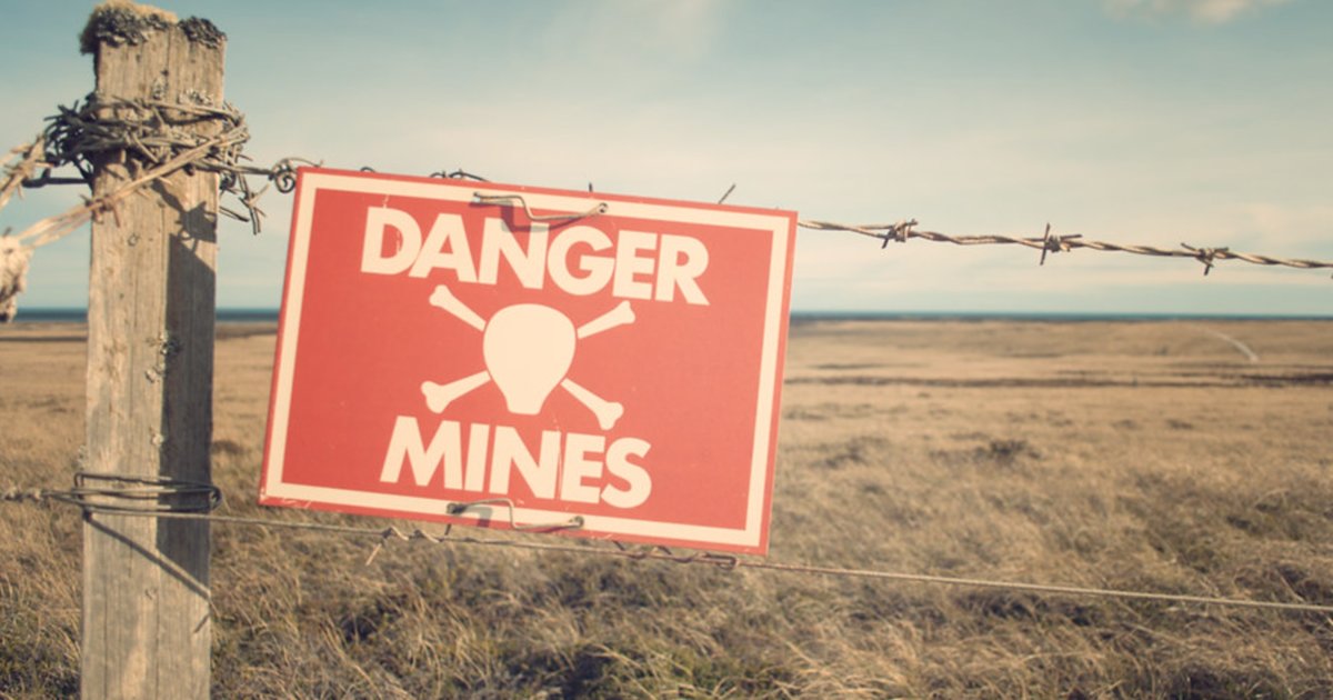 Minefield Map: Equator Countries Quiz