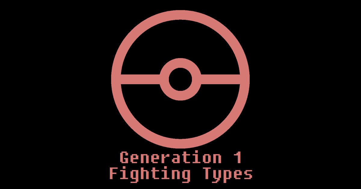 Fighting Type Gen. 1 Pokémon by HOME Image Quiz - By jonn19