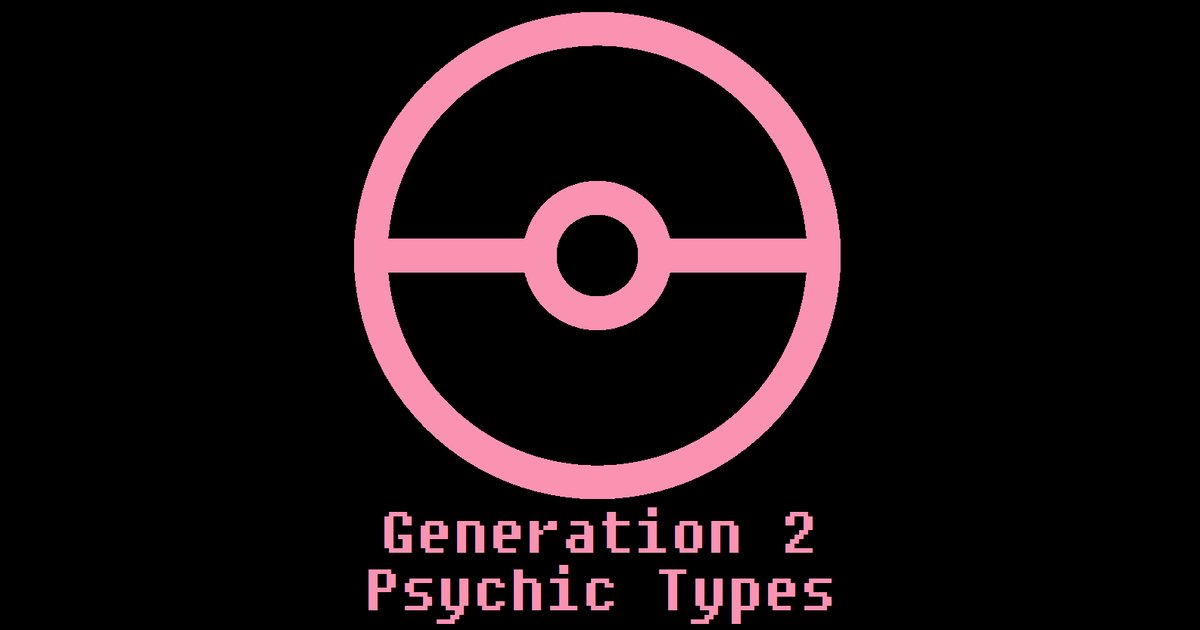 Psychic Type Gen. 2 Pokémon by HOME Image Quiz - By jonn19