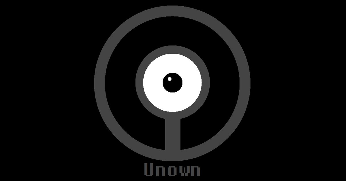 Unown Forms by HOME Image (Pokémon) Quiz - By jonn19