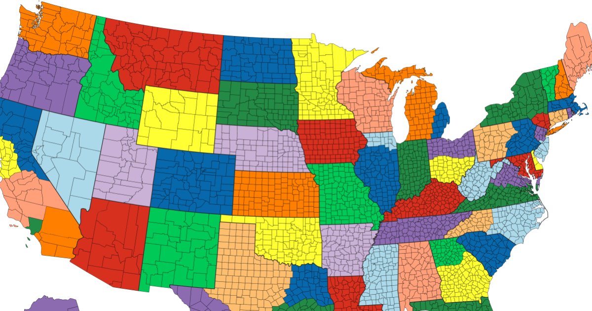 Nearest Big 4 Team to Each County Map Quiz - By literallylegend