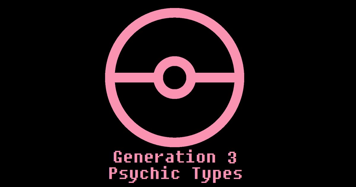 Psychic Type Gen. 3 Pokémon by HOME Image Quiz - By jonn19