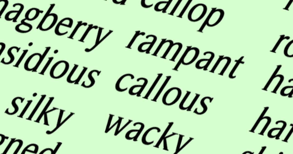 Pick the Fake Word Quiz