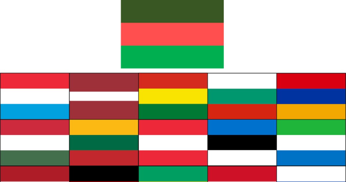 Flags Color Mix II Quiz - By EddievB