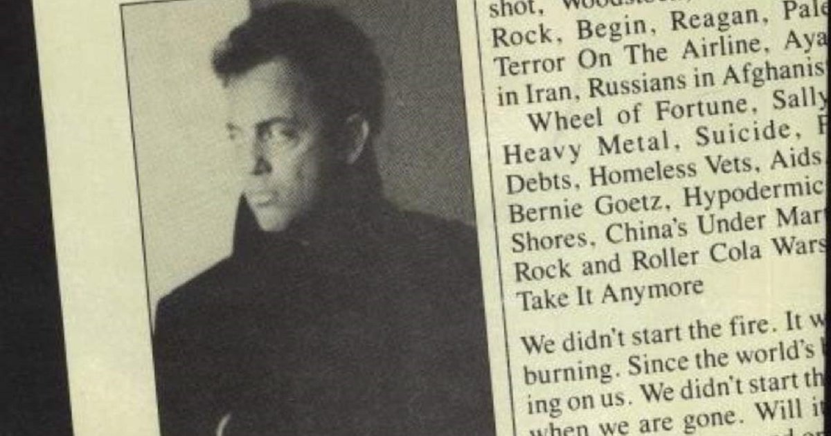 'We Didn't Start The Fire': People, Places, Things Quiz - By WhoFan1979