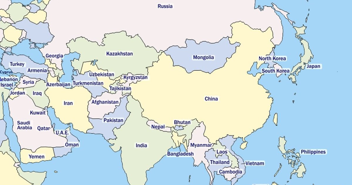 Capitals of Asia (List) Quiz - By nolan_bmh