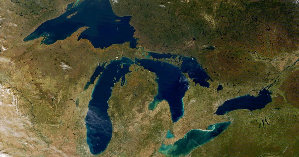 Lake Borders of Michigan Blitz Quiz - By mister_pianoman
