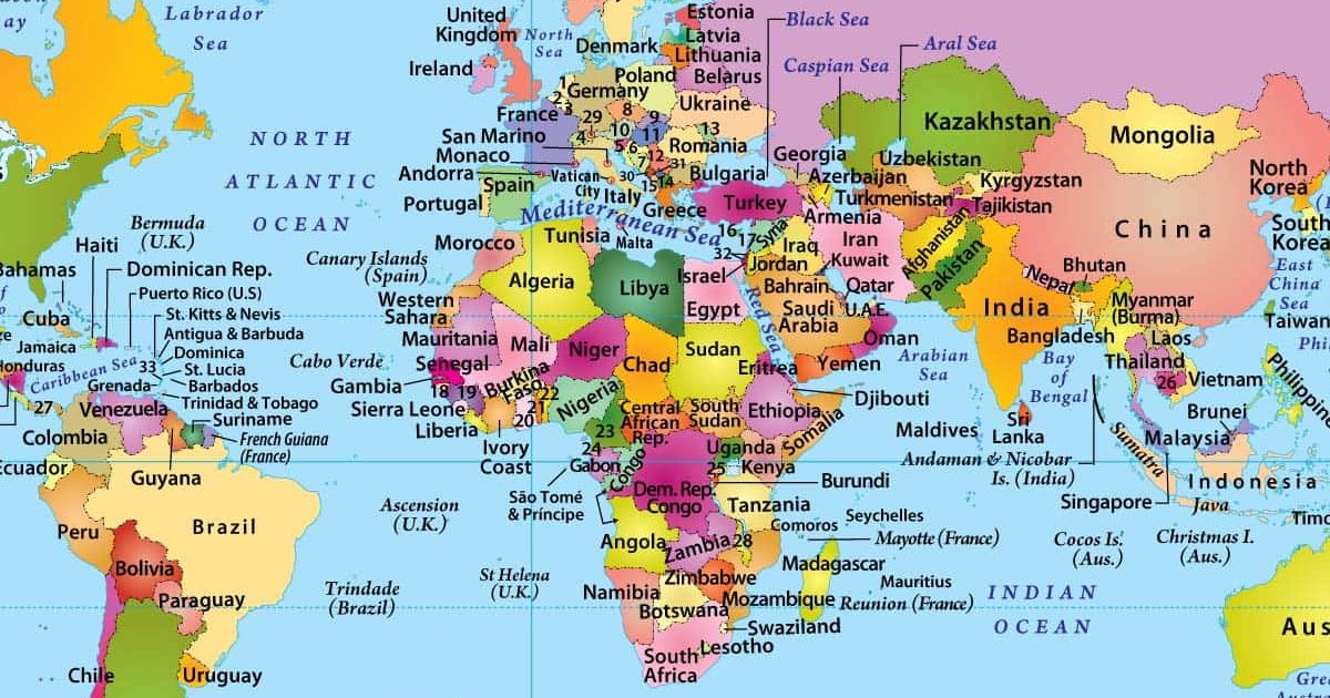 Find the Countries (ABC, No Outlines Minefield) Quiz - By SeanGibbons10